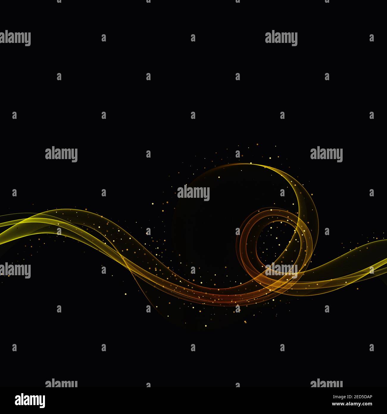 Motion golden ribbon on Stock Vector Images - Alamy