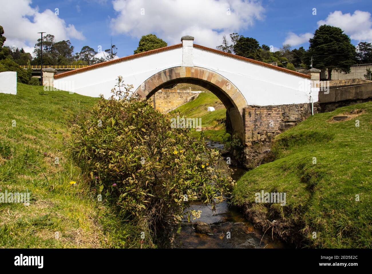 The famous historic Bridge of Boyaca in Colombia. The Colombian ...