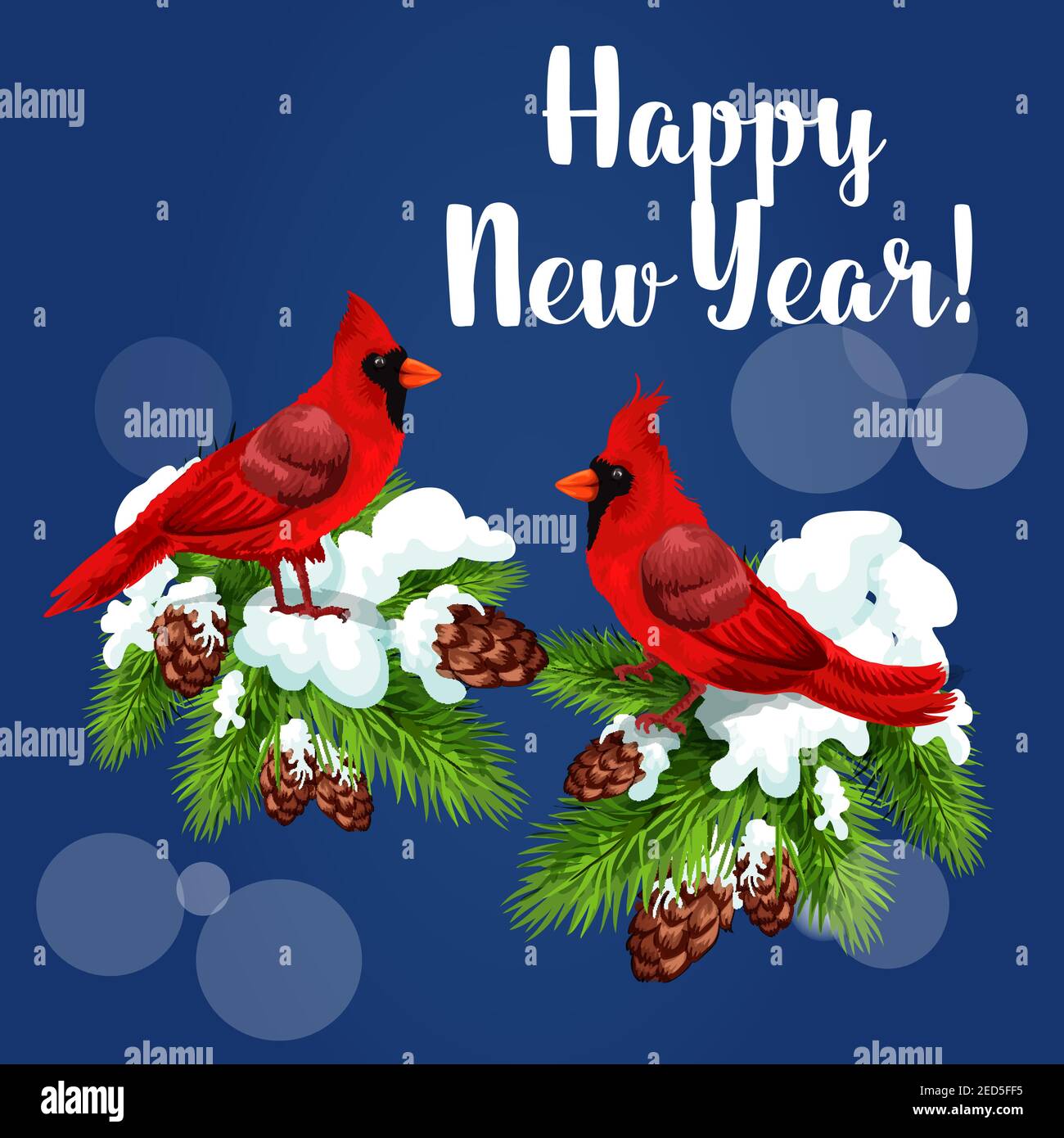 New cardinals Stock Vector Images - Alamy