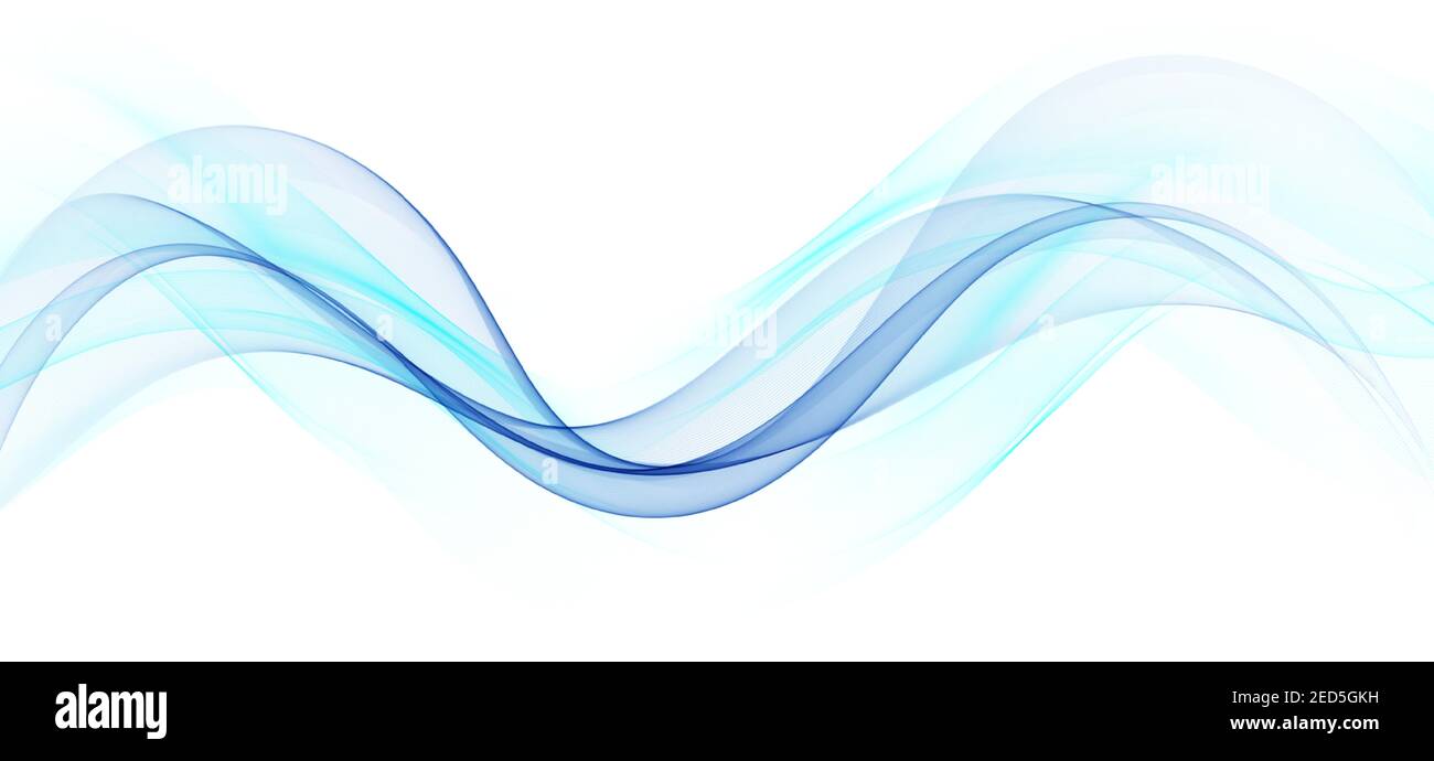 Abstract blue wave vector background Blue waves flow Stock Vector Image ...