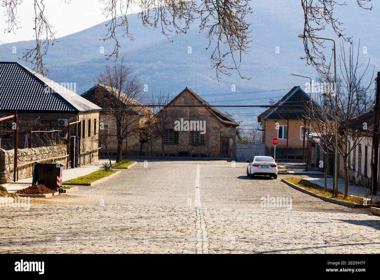 Bolnisi, Georgia - February 11, 2021: Old village in Georgia, Bolnisi ...