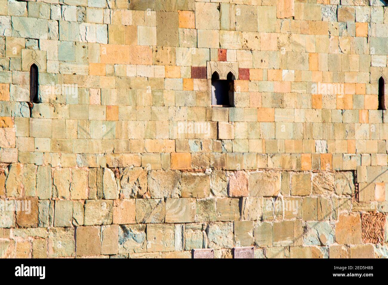Old stone wall background and texture, church facade Stock Photo - Alamy