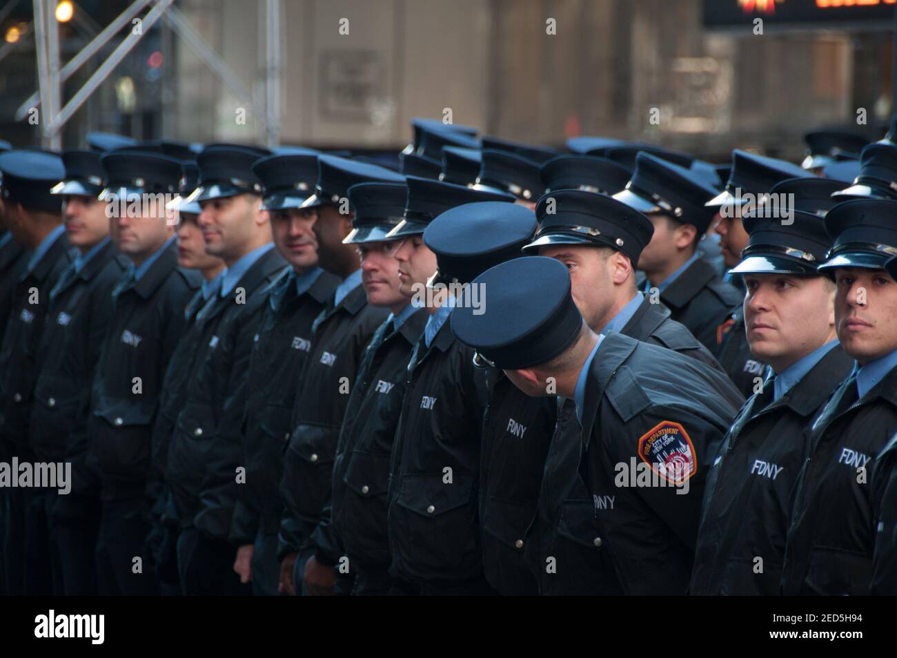 Fire department on Parade in New York Stock Photo - Alamy