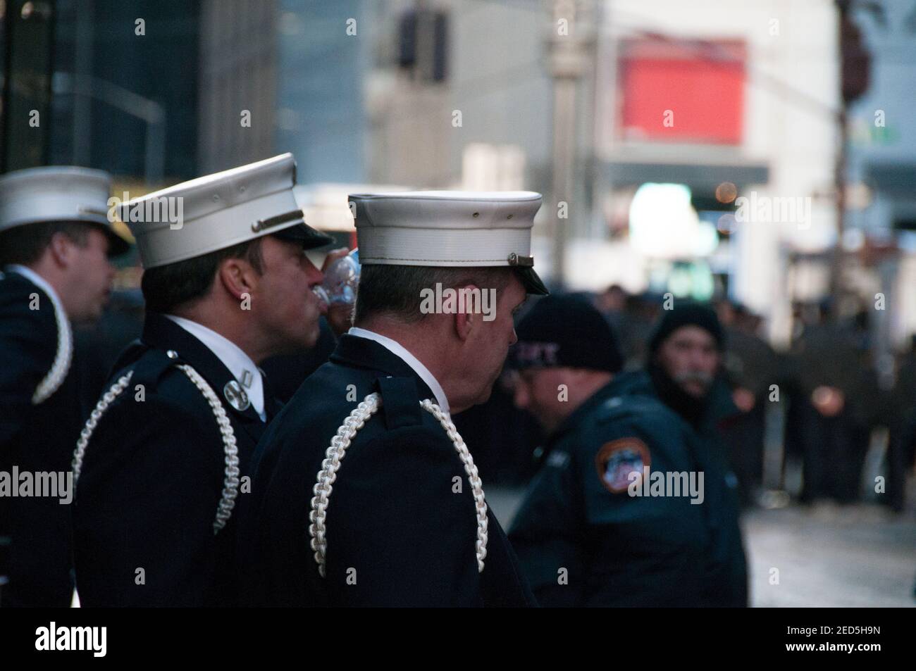 Fire department on Parade in New York Stock Photo - Alamy