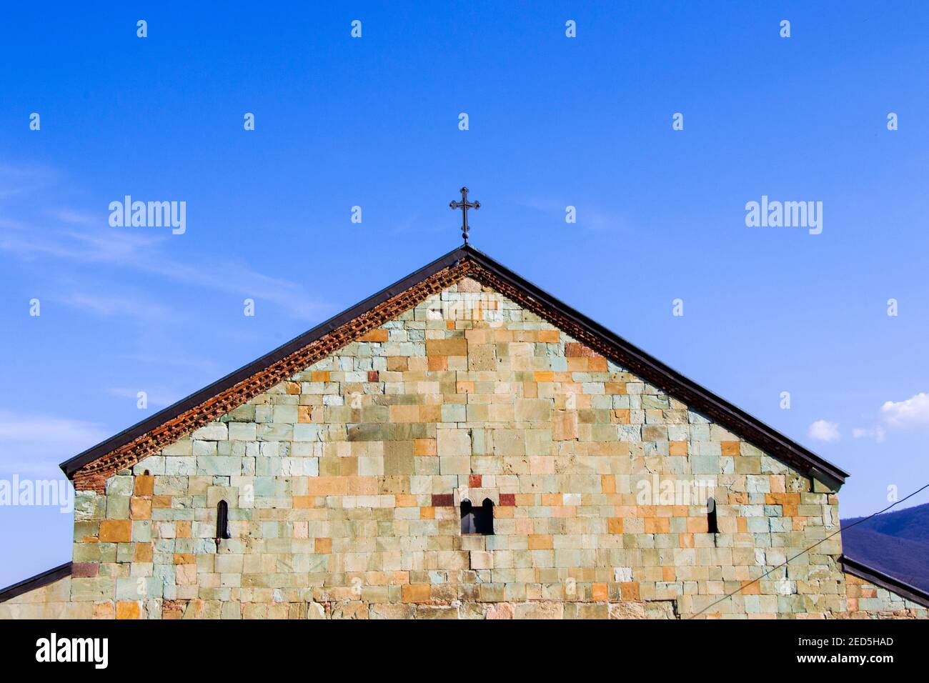 Bonisi Sioni basilica, old famous church and monastery in Bolnisi ...