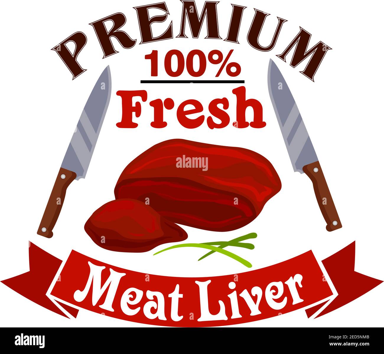 Raw liver meat icon Cut Out Stock Images & Pictures - Alamy