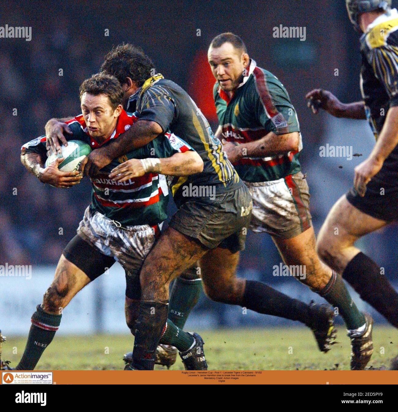 Leicesters jamie hamilton tries hi-res stock photography and images - Alamy