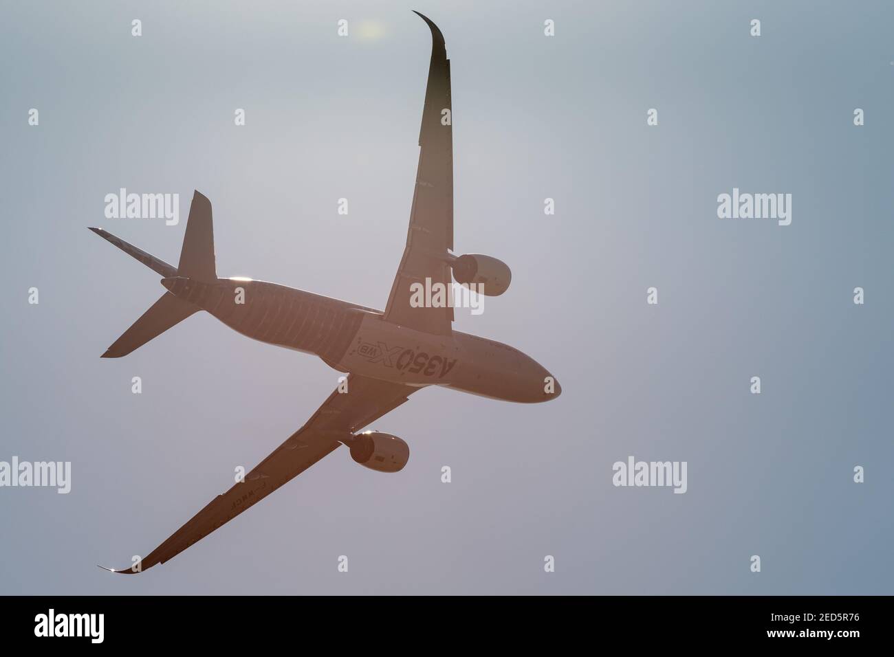 August 30, 2019. Zhukovsky, Russia. long-range wide-body twin-engine ...