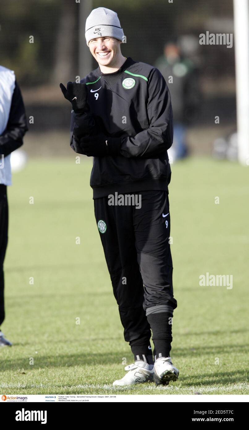 Soccer celtic training barrowfield training ground hi-res stock ...