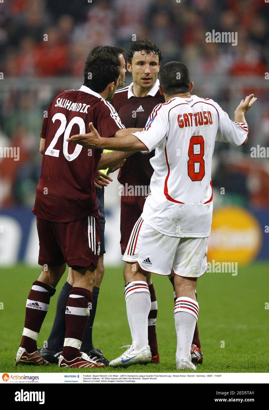 Ac milan v bayern munich gennaro gattuso hi-res stock photography and ...
