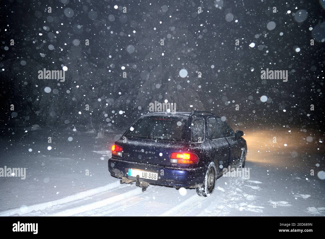Bad Snow Storm Night