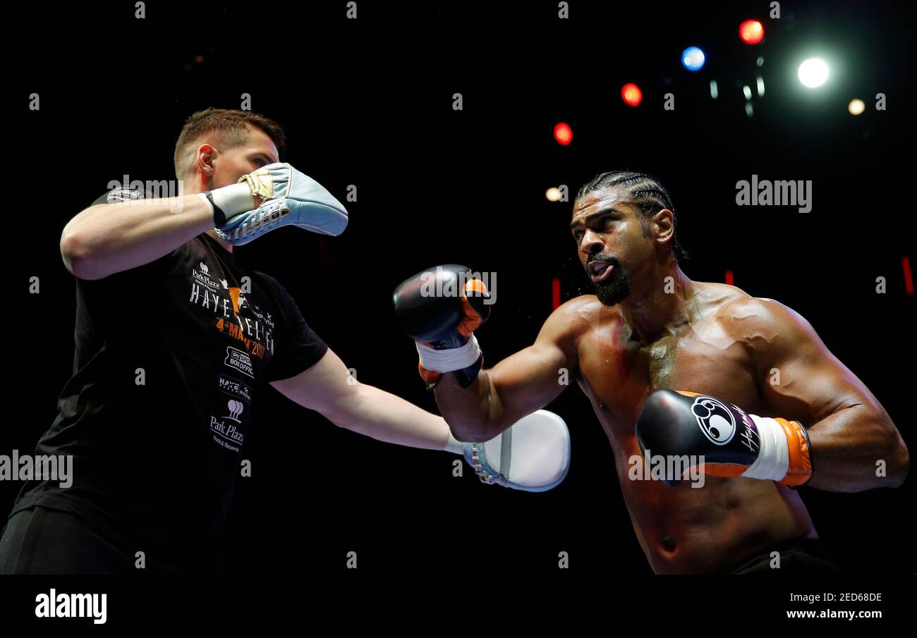 David Haye Public Workout High Resolution Stock Photography and Images ...