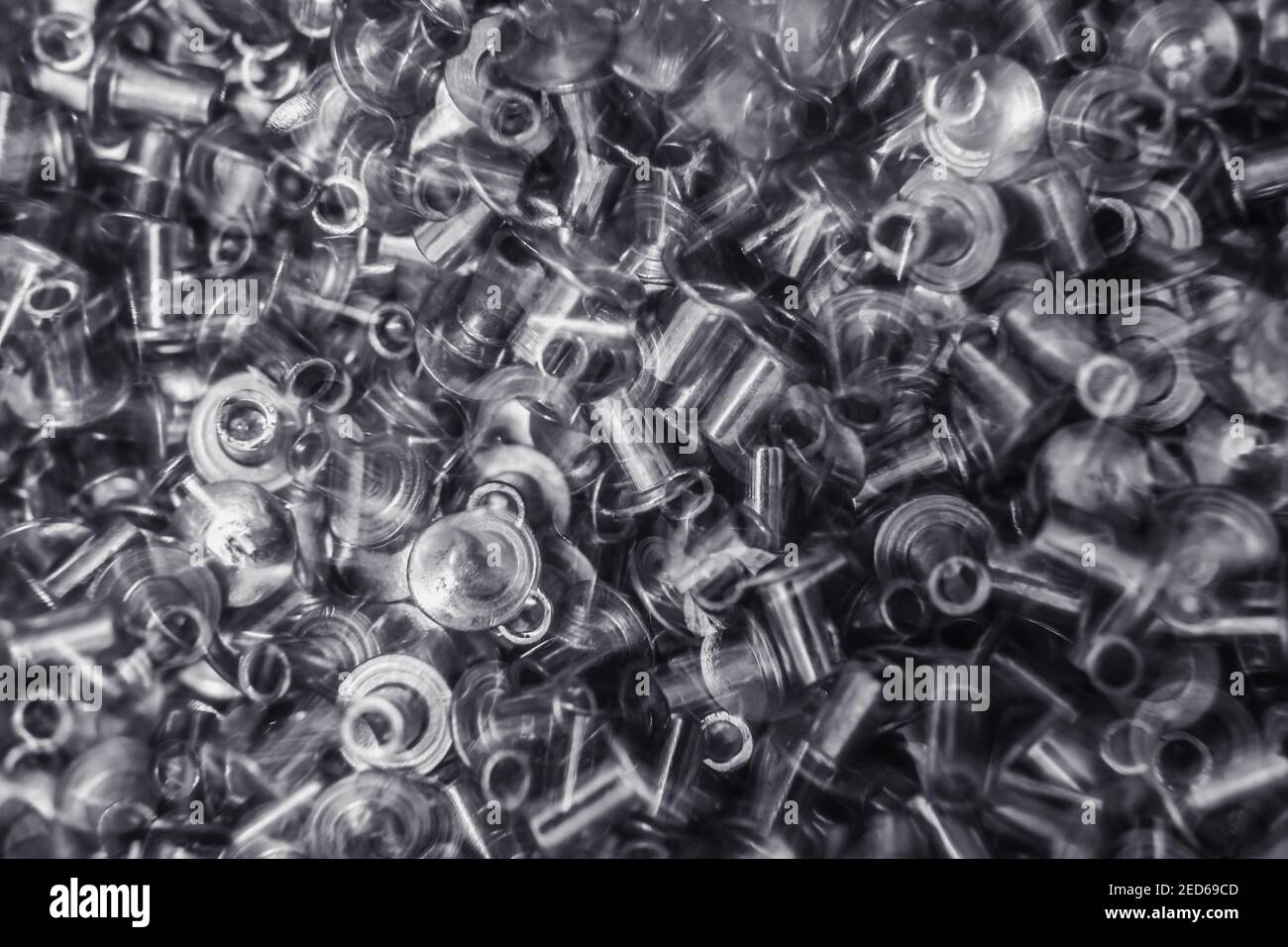 Pile of metal blind rivets Stock Photo - Alamy