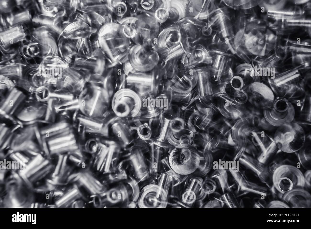 Pile of metal blind rivets Stock Photo - Alamy