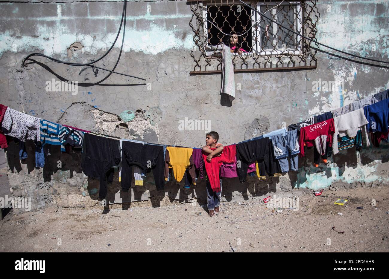 Gaza City, The Gaza Strip, Palestine. 13th Feb, 2021. Palestinian ...