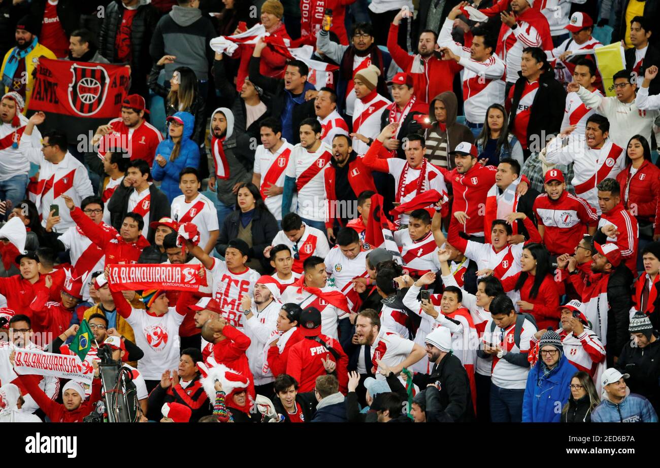 Soccer copa america semi final brazil v peru hi-res stock photography ...
