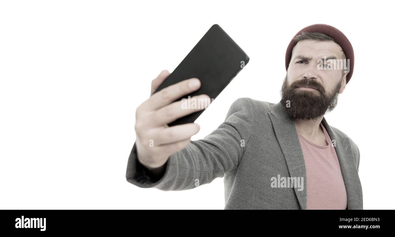 Selfie blog social media Cut Out Stock Images & Pictures - Alamy