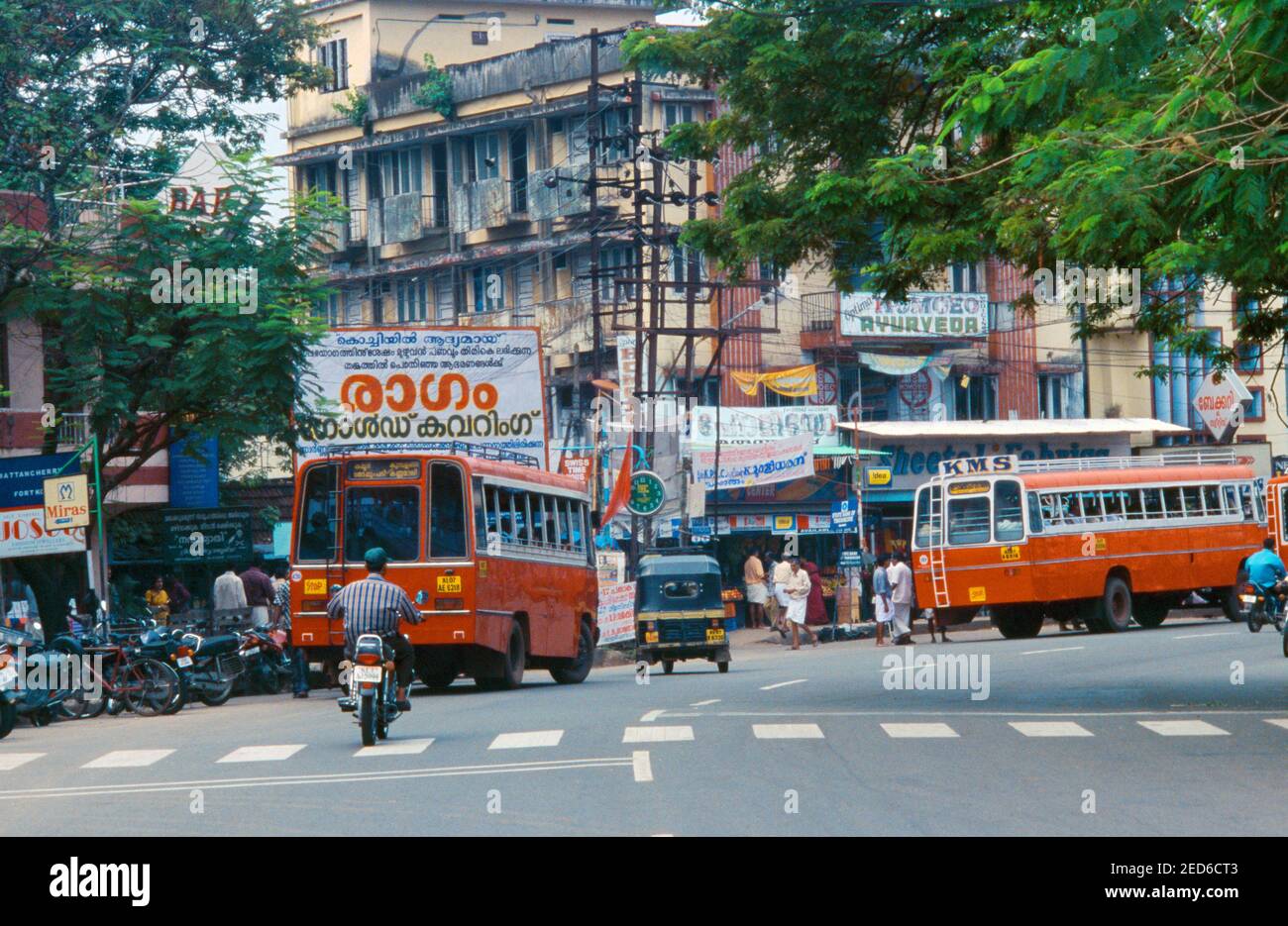 Fort Kochi ( Cochin ) Kerala India Street Scene Stock Photo - Alamy