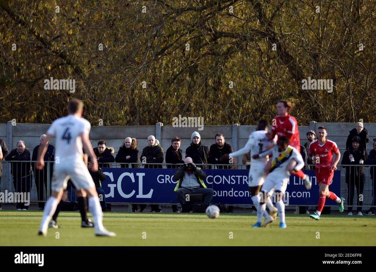 Fa cup first round match skyex community stadium hi-res stock ...