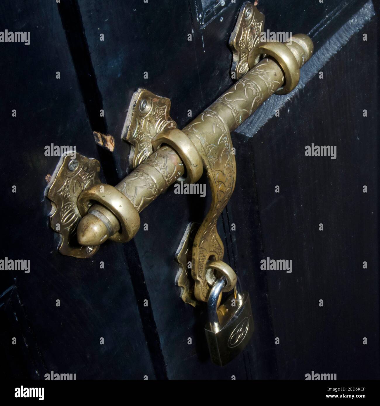 Brass lock on hi-res stock photography and images - Alamy