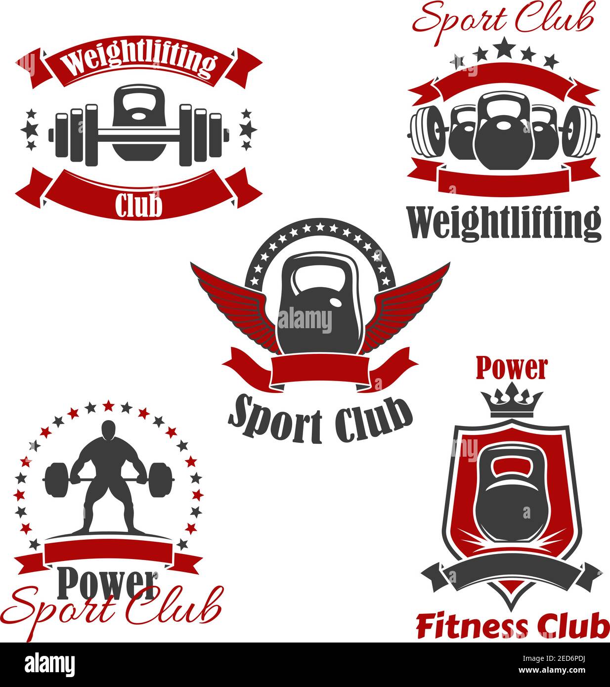 Powerlifting icons hi-res stock photography and images - Alamy