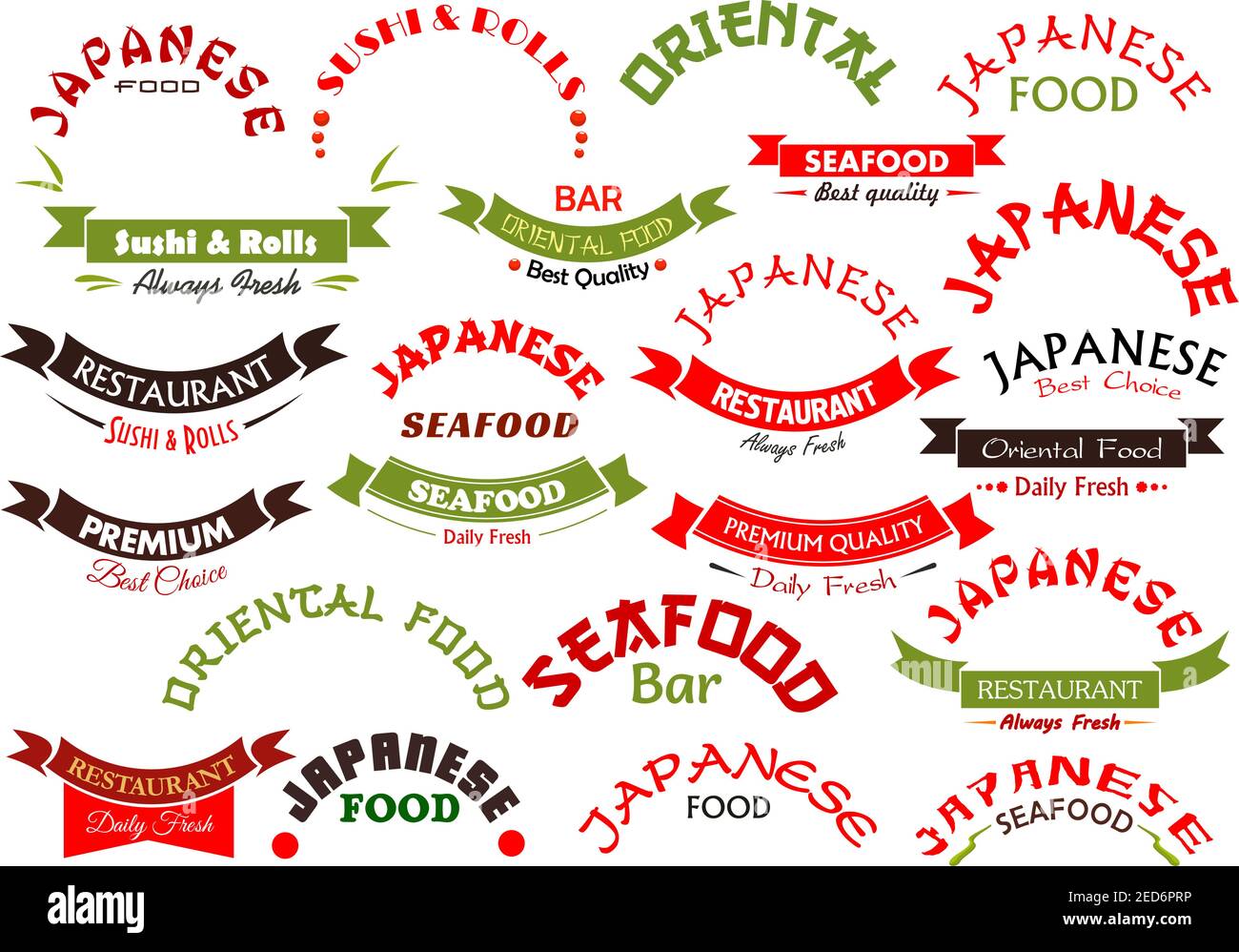 Japanese restaurant signs Stock Vector Images - Alamy