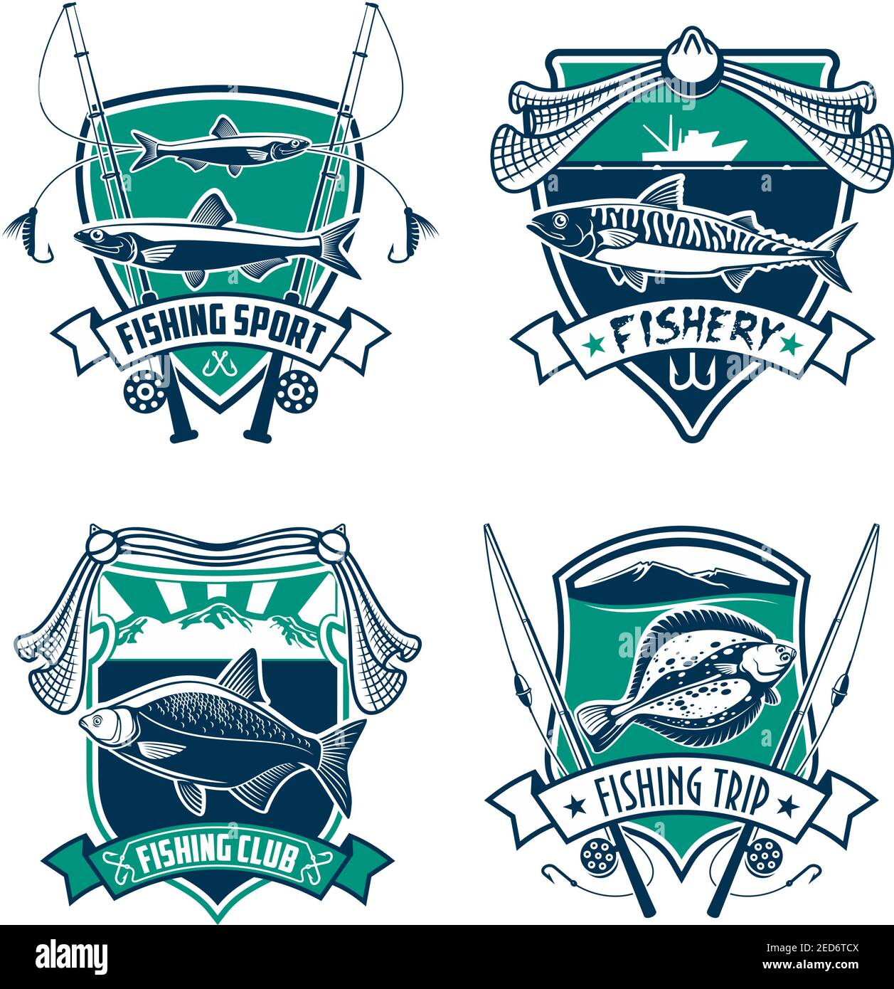 Trophy fishery Stock Vector Images - Alamy