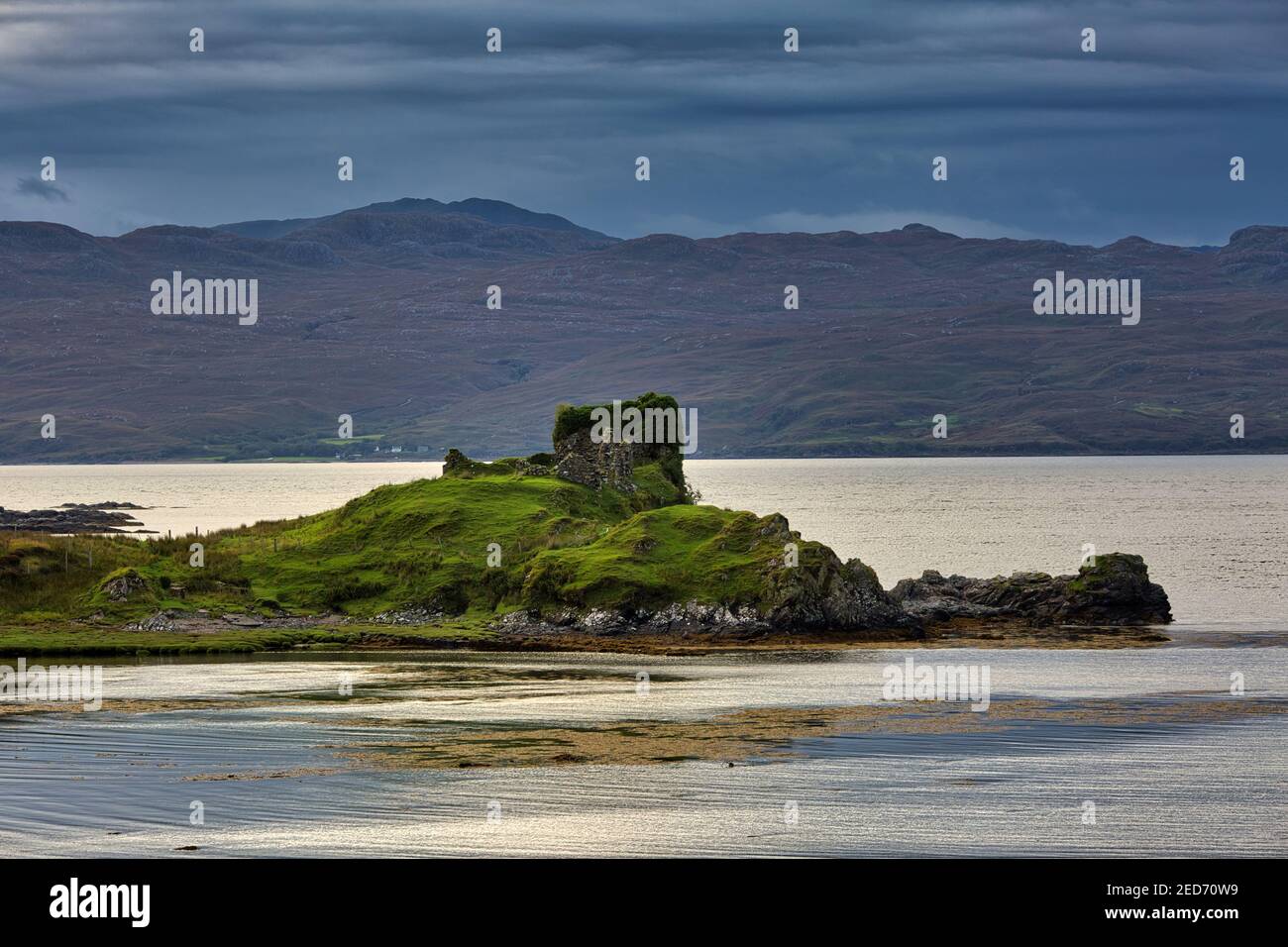 Teangue village on the Sleat peninsula, Isle of Skye, Scotland Stock ...