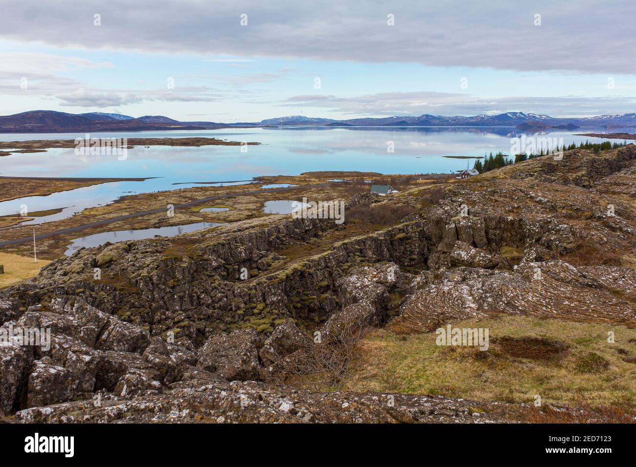 Thingvallavatn lake in Thingvellir National Park, Iceland Stock Photo ...