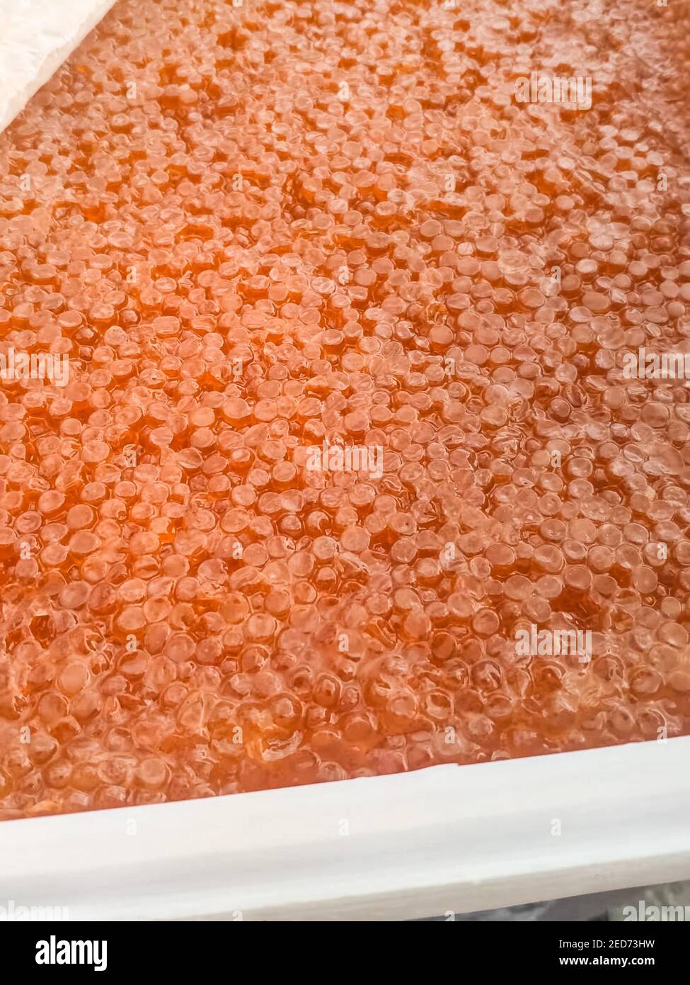 red caviar in a plastic container. Salmon caviar, diet food Stock Photo ... red caviar in a plastic container. Salmon caviar, diet food Stock Photo ...
