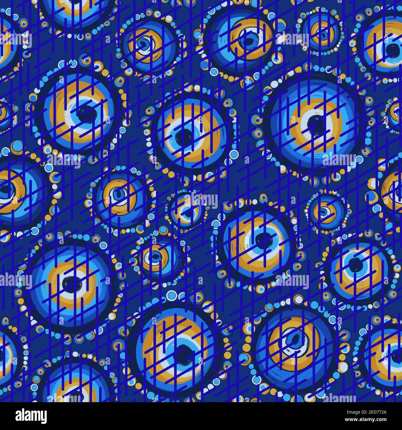 Geometric seamless pattern,texture with perfectly contacting nested ...