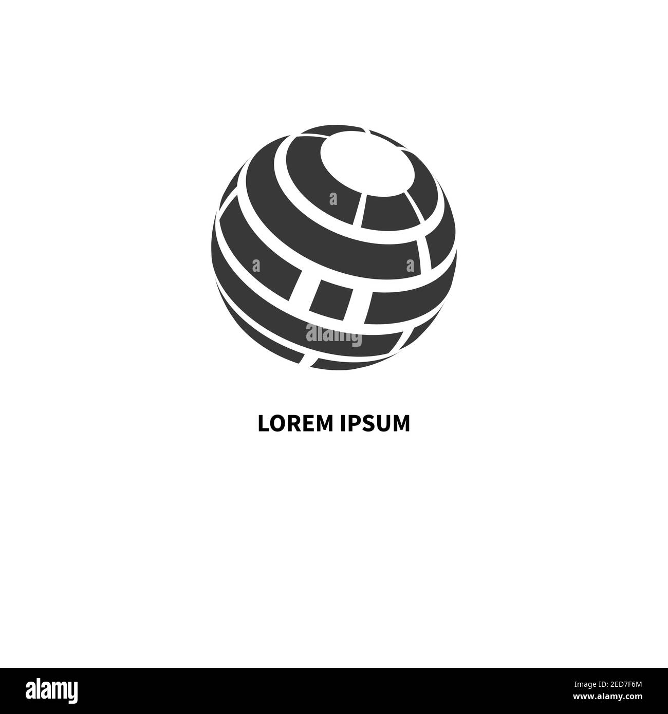 Networking logo. Communications or telecommunications icon. 3D abstract ...