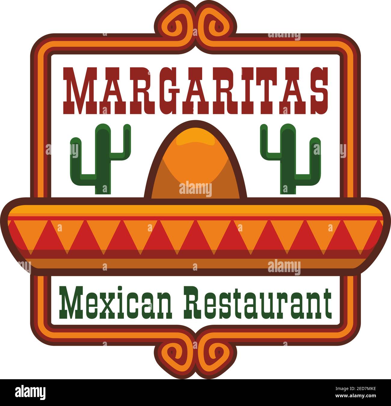 Frame mexican cactus hi-res stock photography and images - Alamy