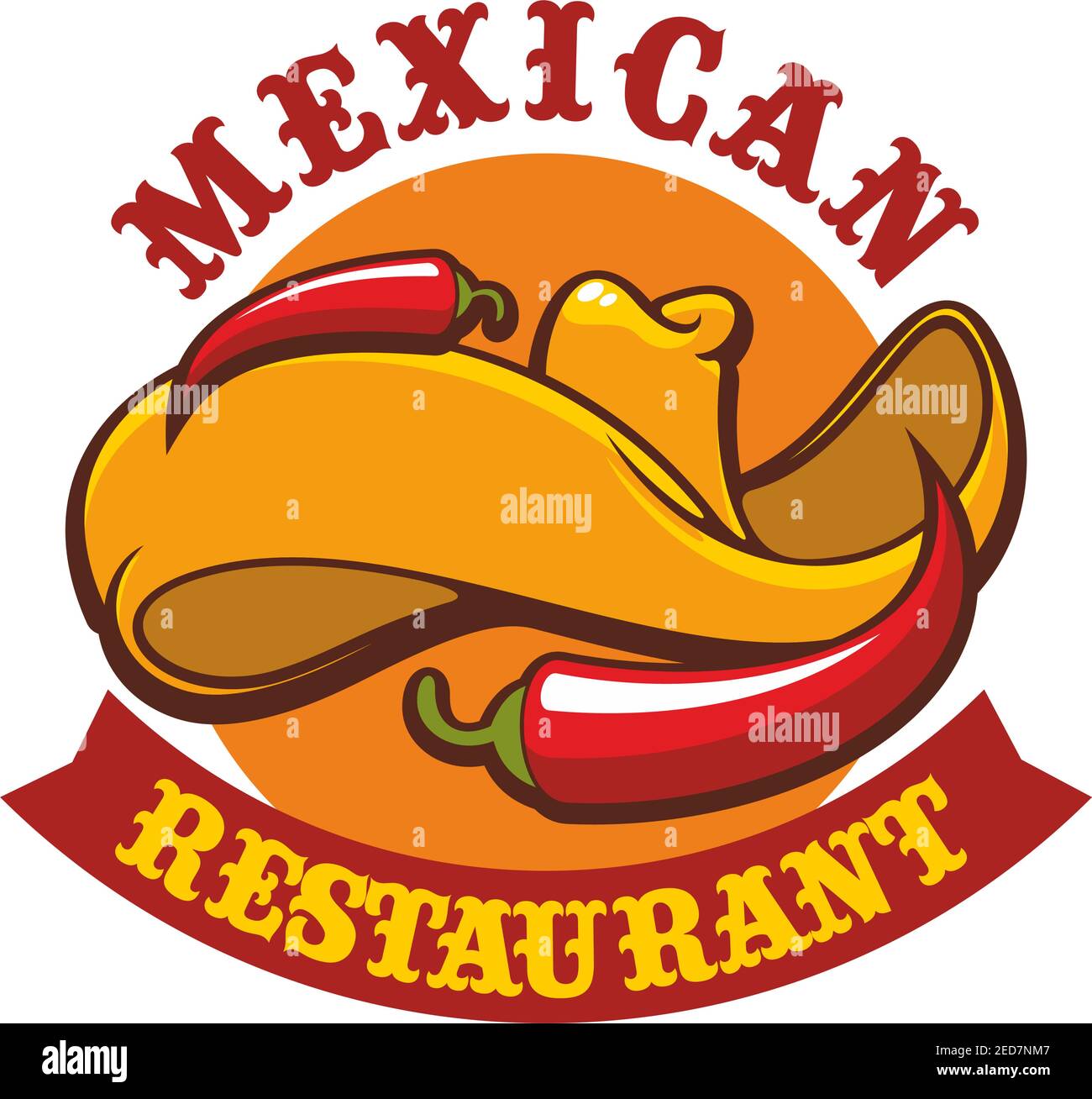 Mexican Restaurant Pepper Logos