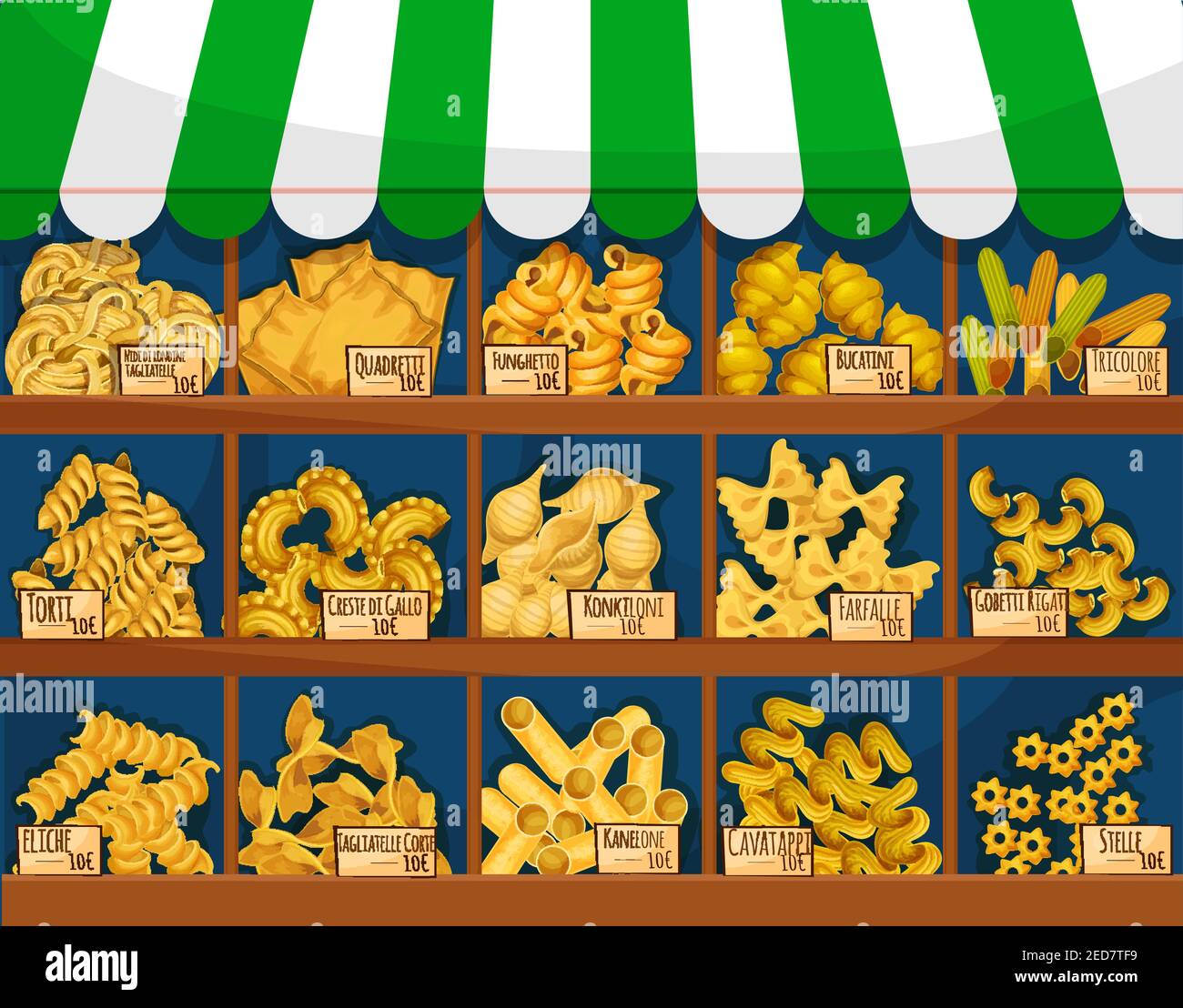 Pasta tricolore Stock Vector Images - Alamy