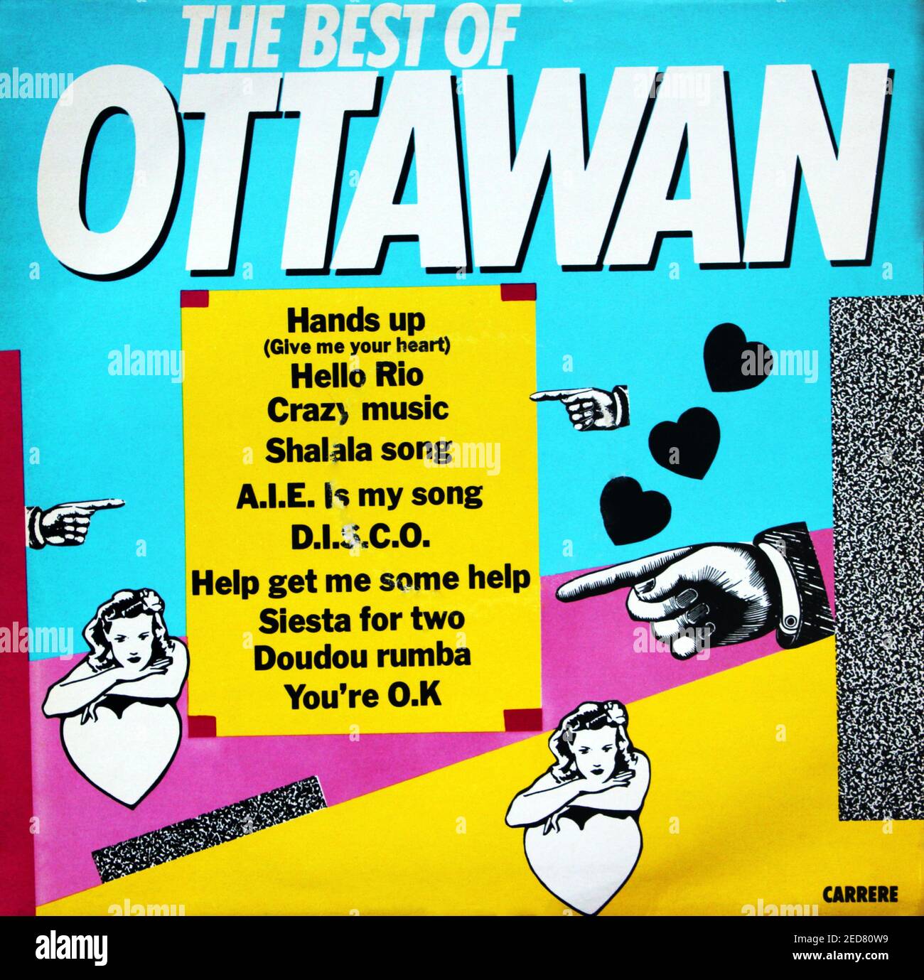 Ottawan: 1981. LP front cover: The Best Of Ottawan Stock Photo - Alamy