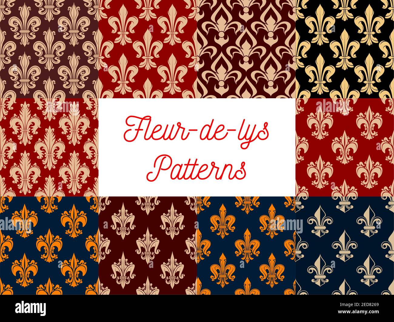 Fleur de lys medieval Stock Vector Images - Alamy