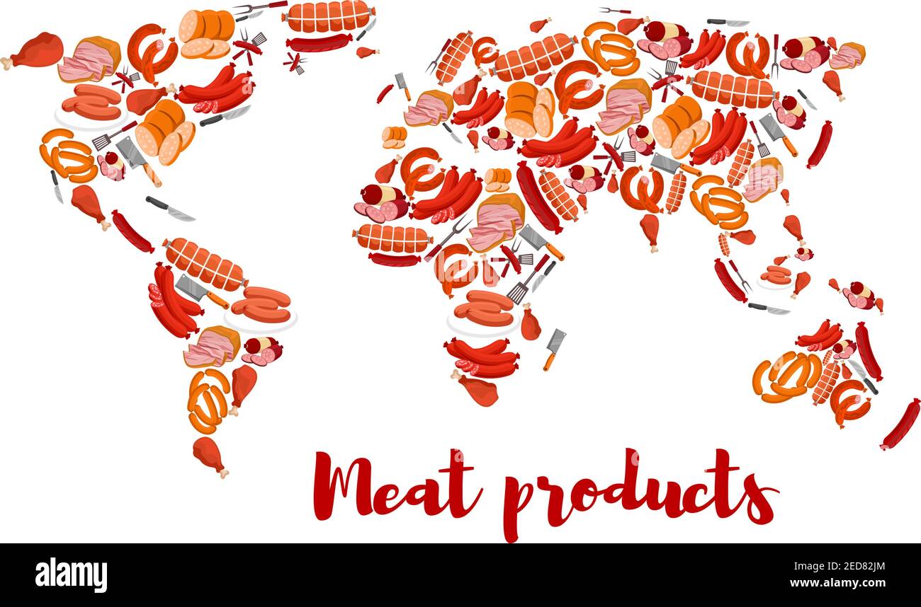 Pig butcher map hi-res stock photography and images - Alamy