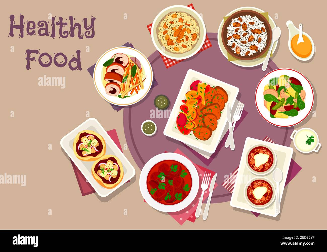 Pudding with dried fruits Stock Vector Images - Alamy