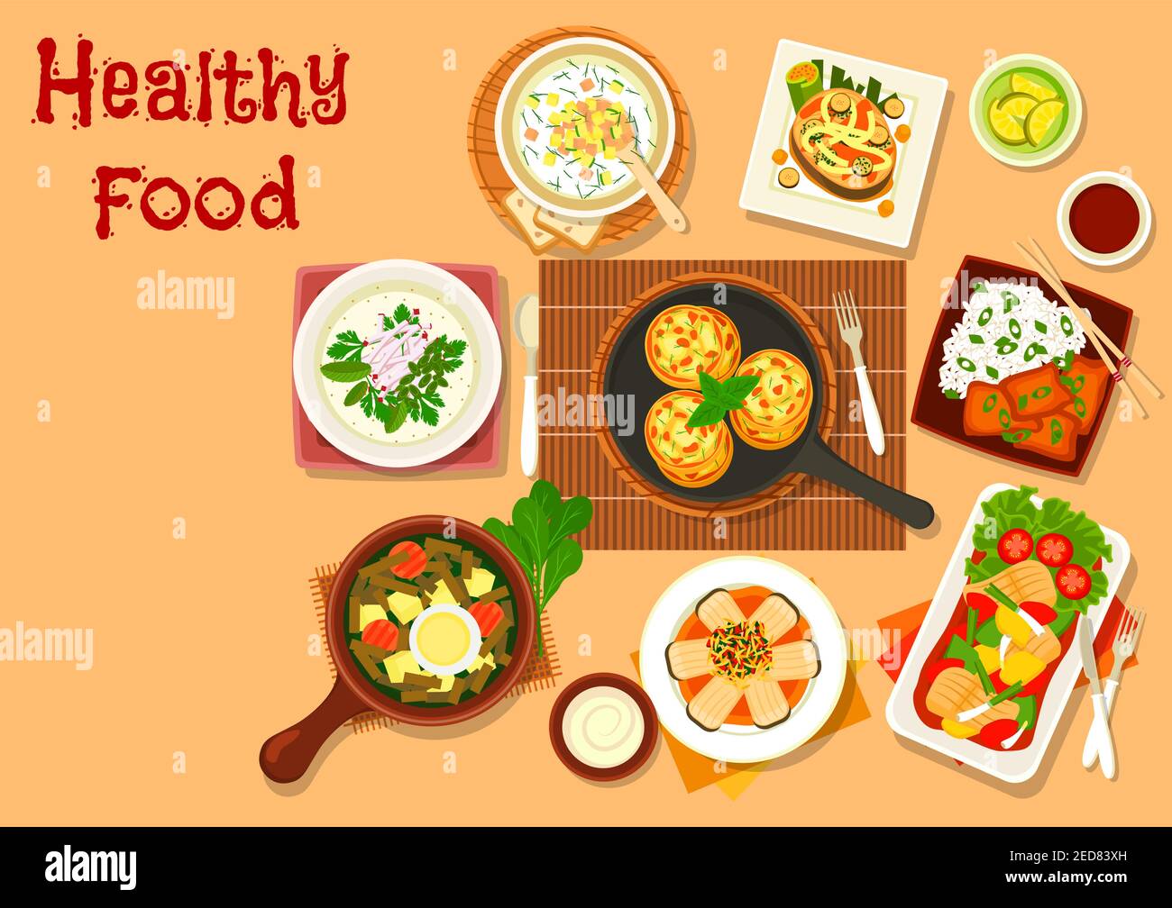 Chinese cold dish Stock Vector Images - Alamy