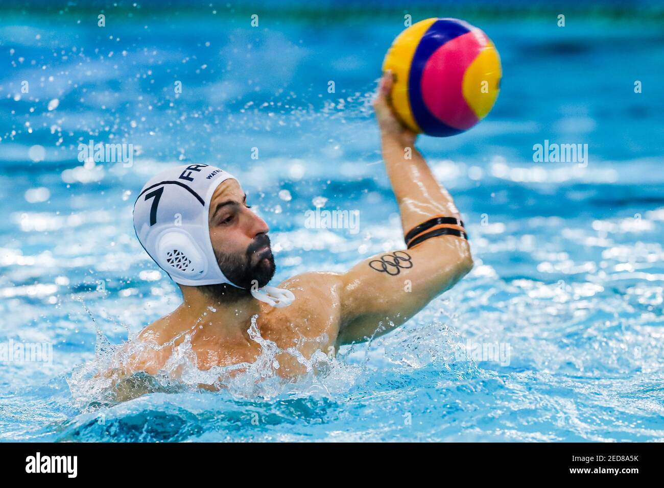 ROTTERDAM, NETHERLANDS - FEBRUARY 14: Ugo Crousillat of France during ...