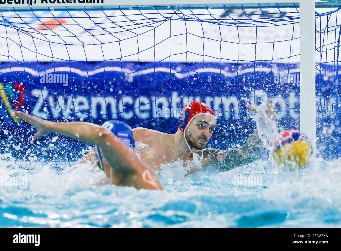 ROTTERDAM, NETHERLANDS - FEBRUARY 14: Emmanouil Zerdevas of Greece ...