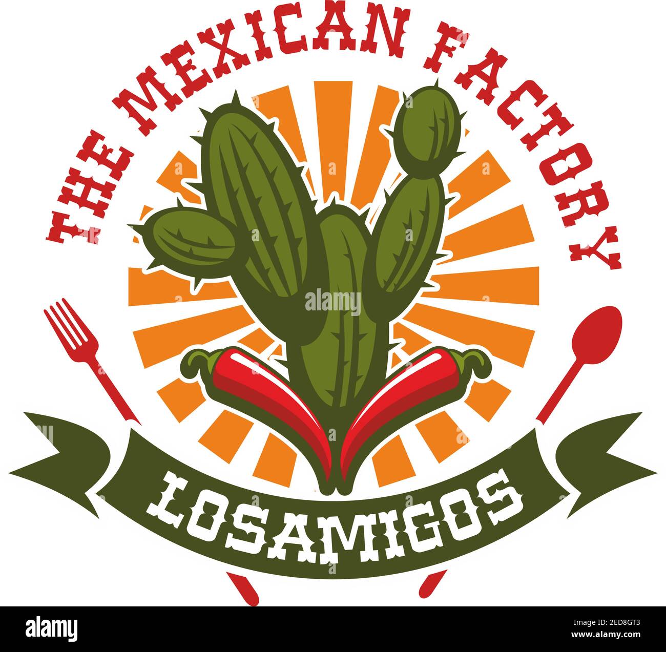 Mexican Restaurant Pepper Logos