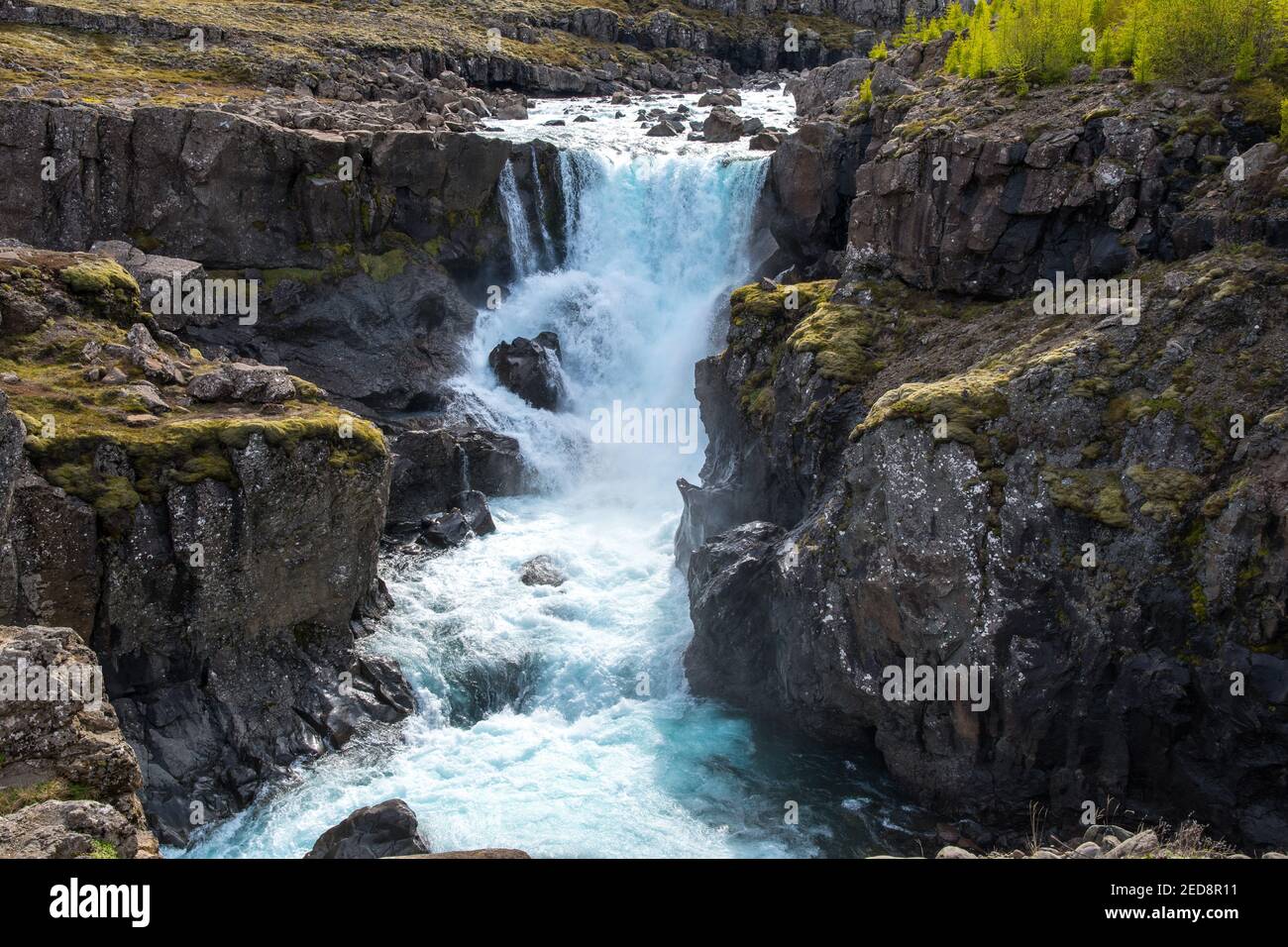 Waterfall fossa river fossa iceland hi-res stock photography and images ...
