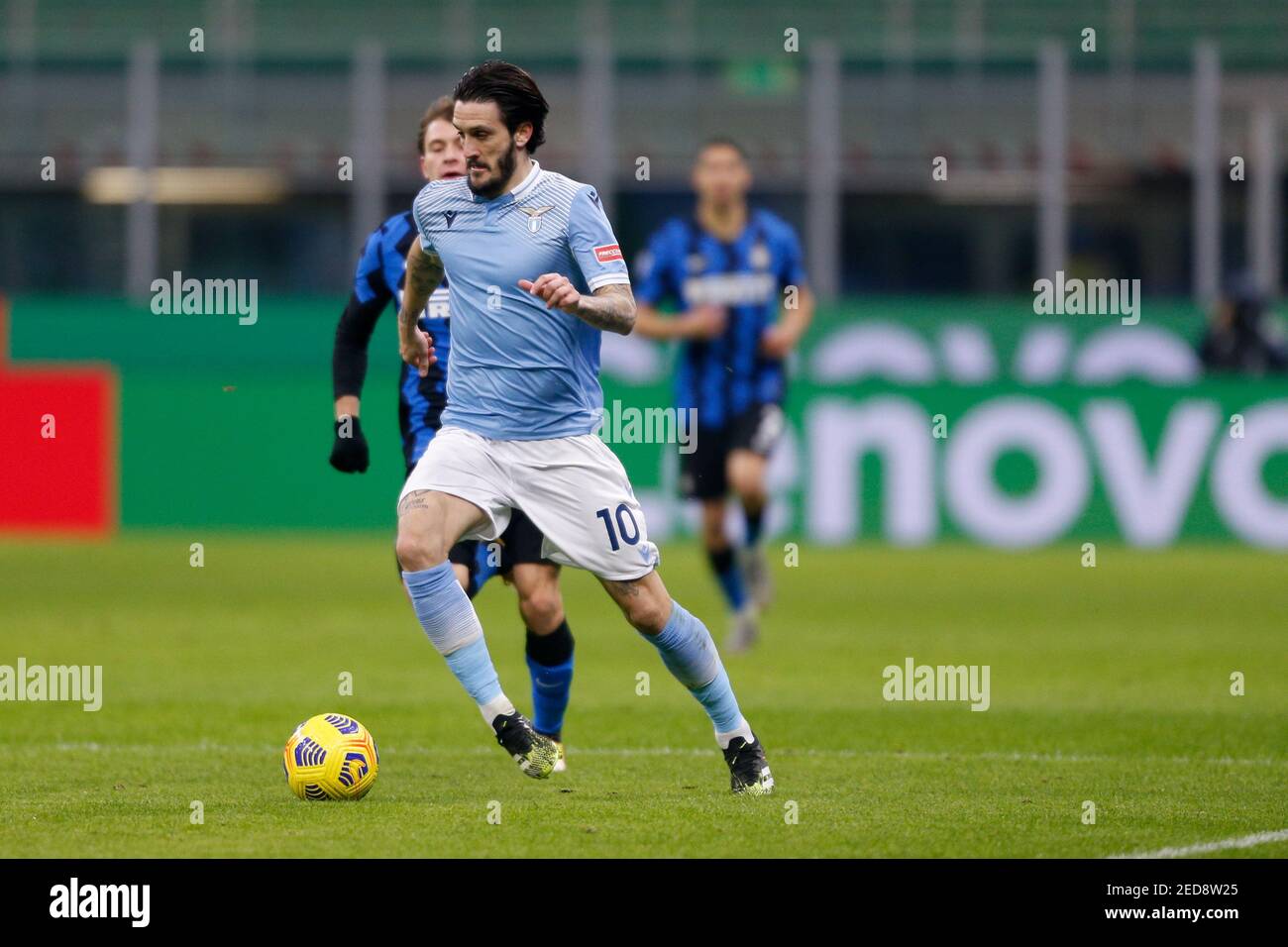 Milan, Italy. 14th Feb, 2021. Luis Alberto Romero Alconchel (S.S. Lazio ...