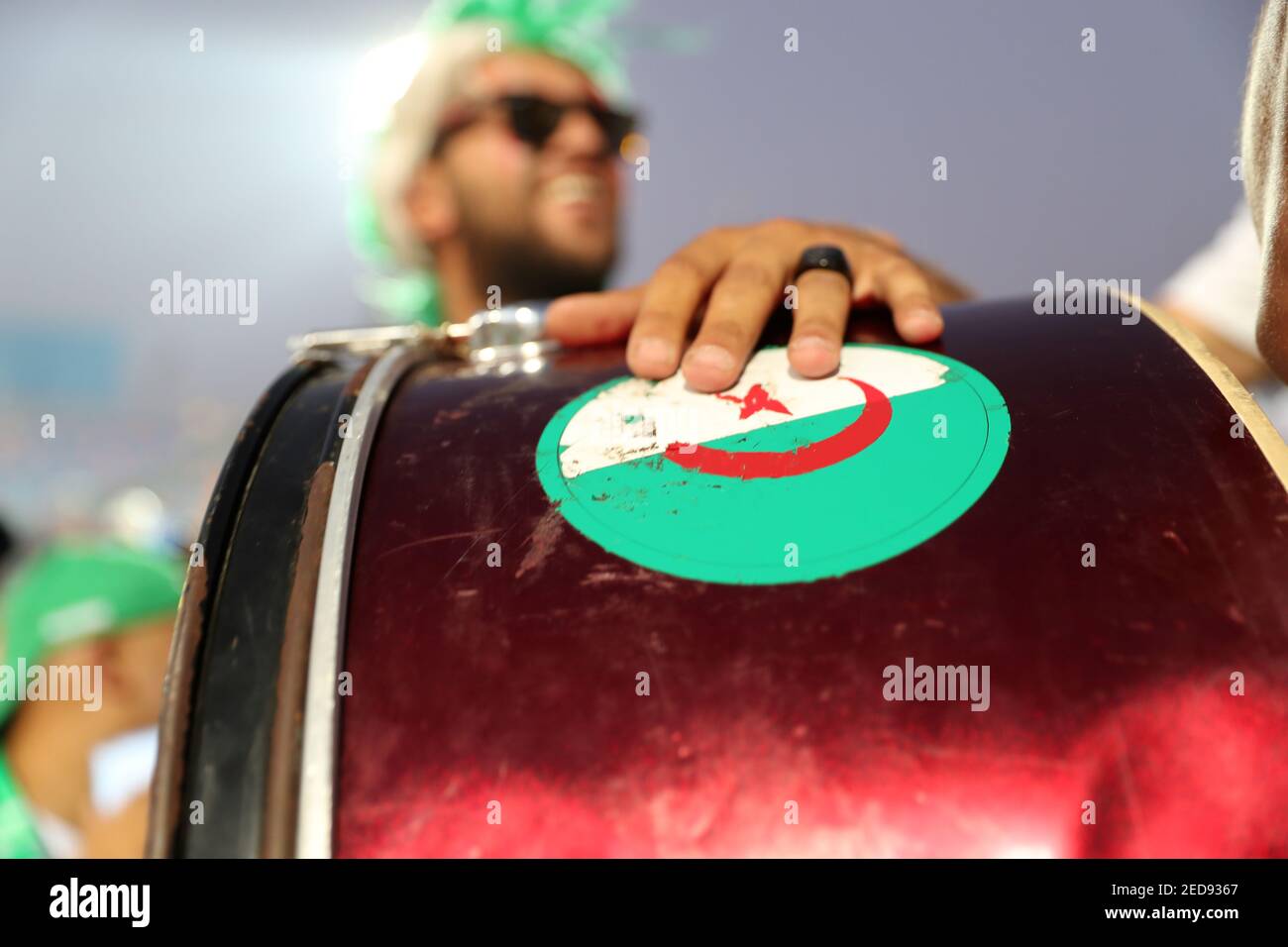 Soccer fan with drum hi-res stock photography and images - Alamy