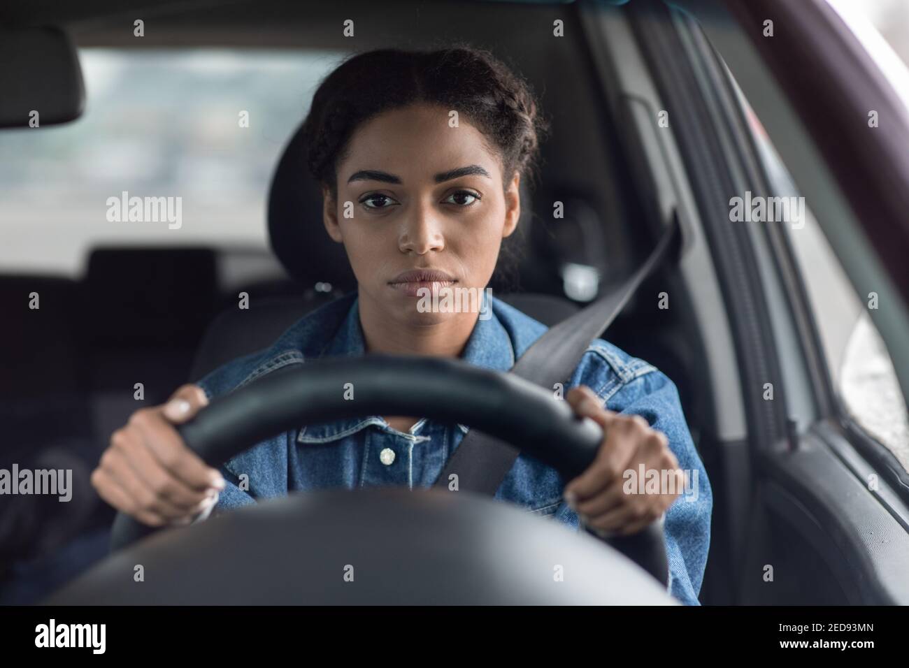Traffic jams, routine commute, problems and tired driver Stock Photo ... Traffic jams, routine commute, problems and tired driver Stock Photo ...