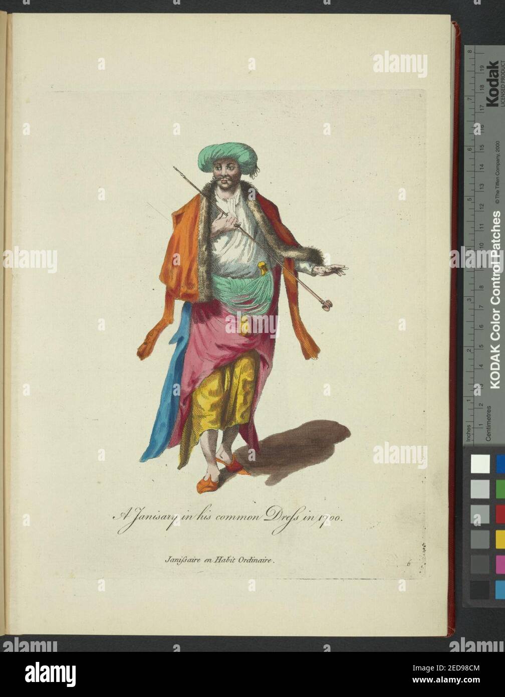 A Janisary in his common dress in 1700. Janissaire en habit ordinaire ...