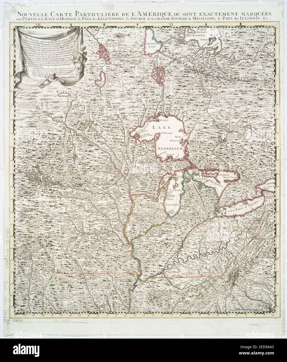 A map of the British empire in America with the French, Spanish and the ...