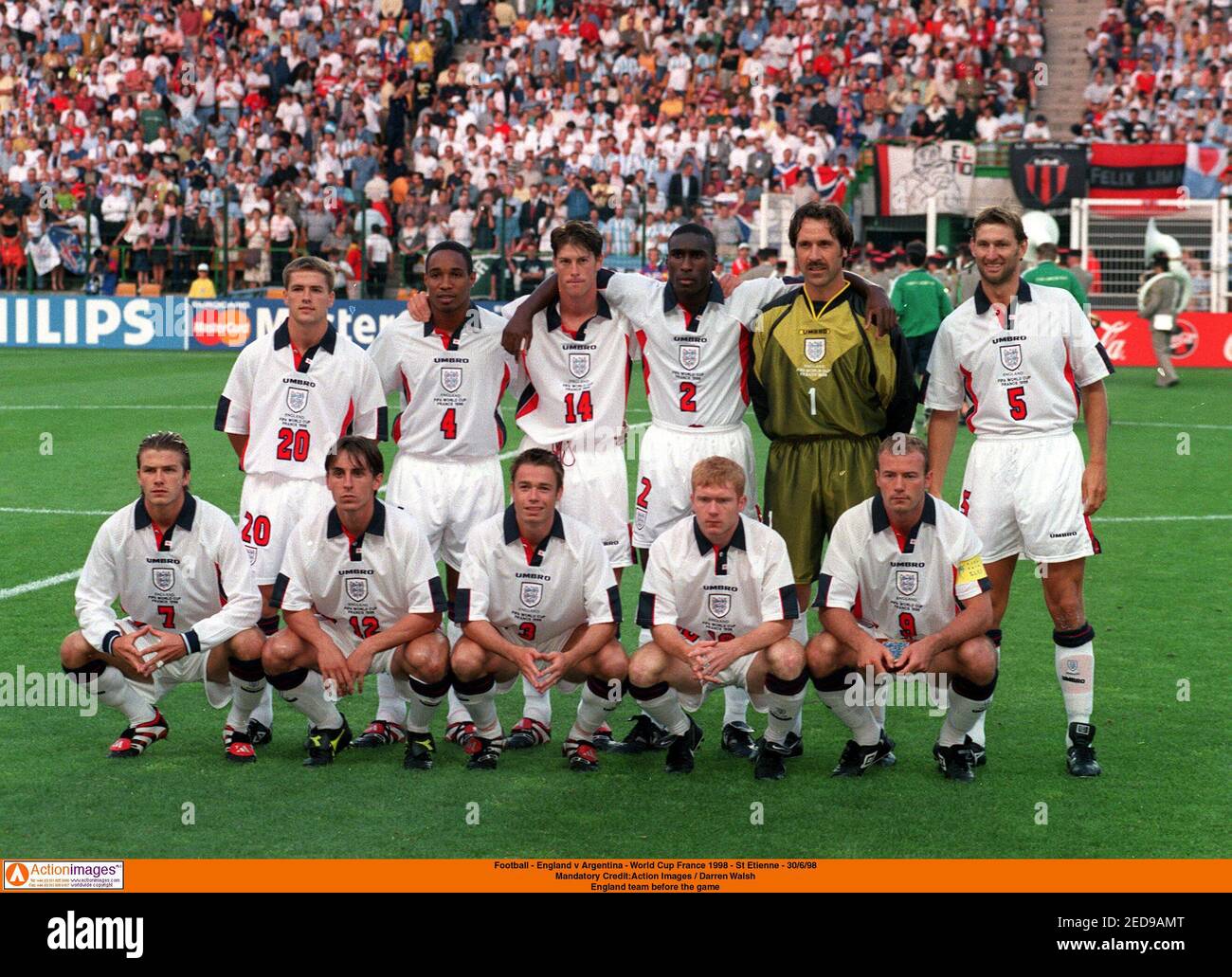 England Football Team World Cup 98 Hi res Stock Photography And Images England Football Team World Cup 98 Hi res Stock Photography And Images